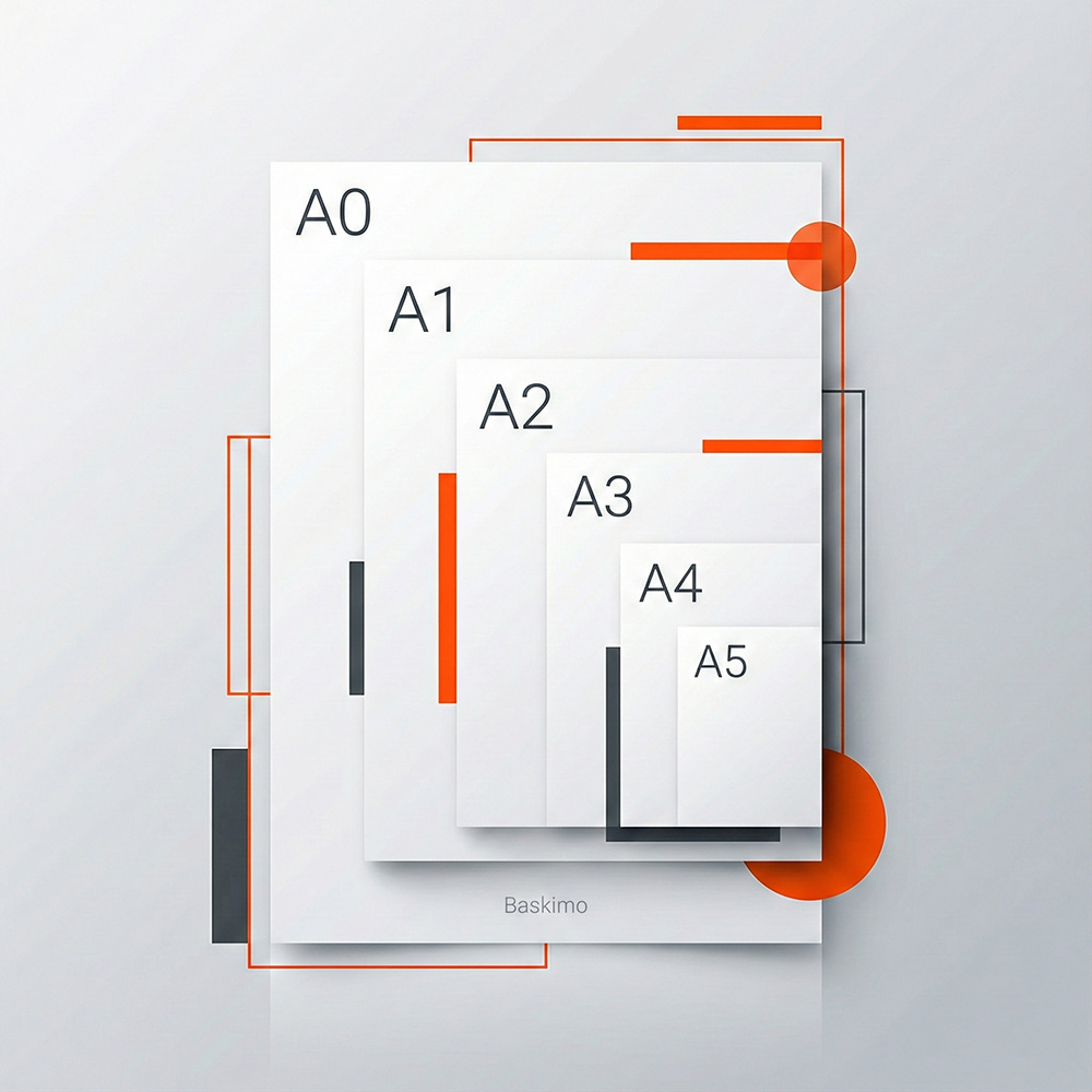 Kağıt Boyutları Rehberi | A1, A2, A3, A4 Ölçüleri (cm ve inç)