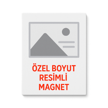 Özel Boyut Resimli Magnet - Kişiye Özel Tasarımlar | Baskimo